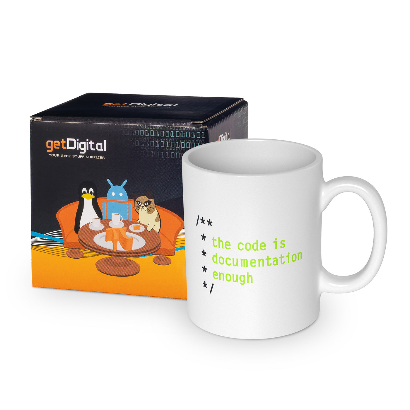 De code is documentatie genoeg Mug — getDigital