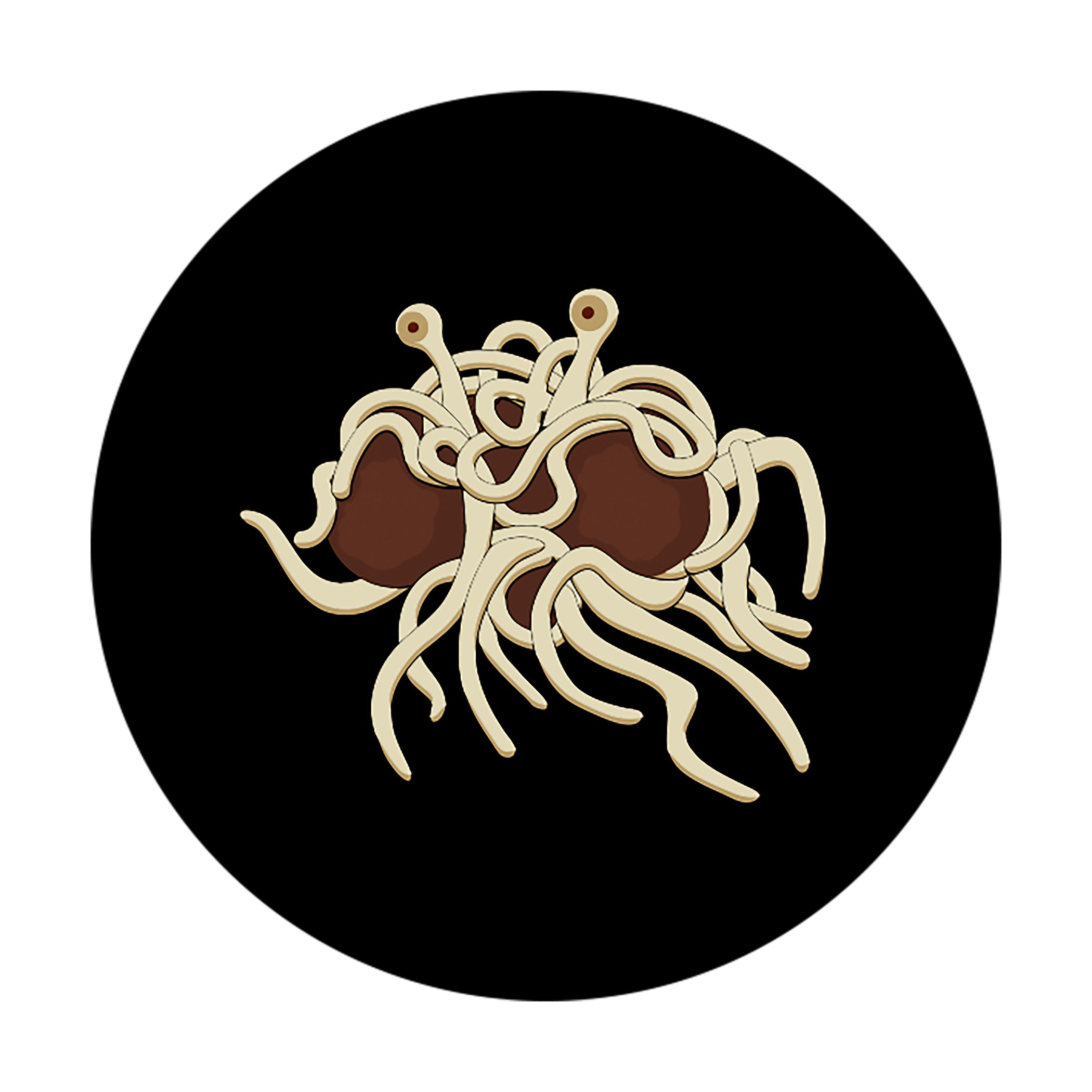 Geek sticker flying spaghetti monster — getDigital