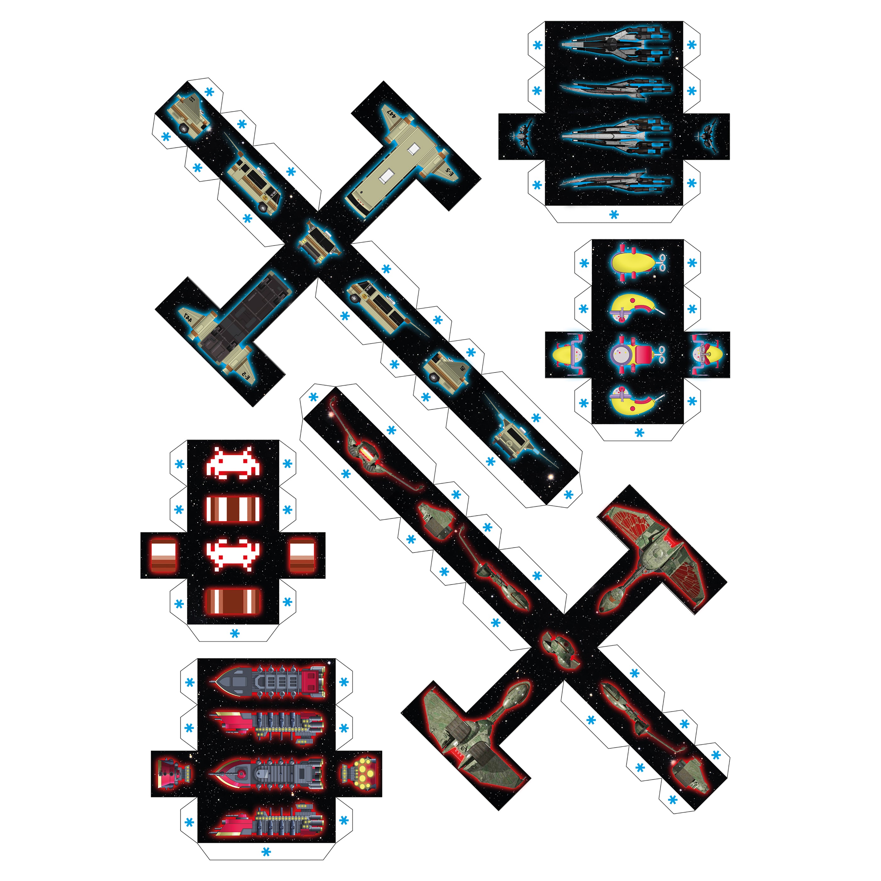 Space Battleship Papercraft — getDigital