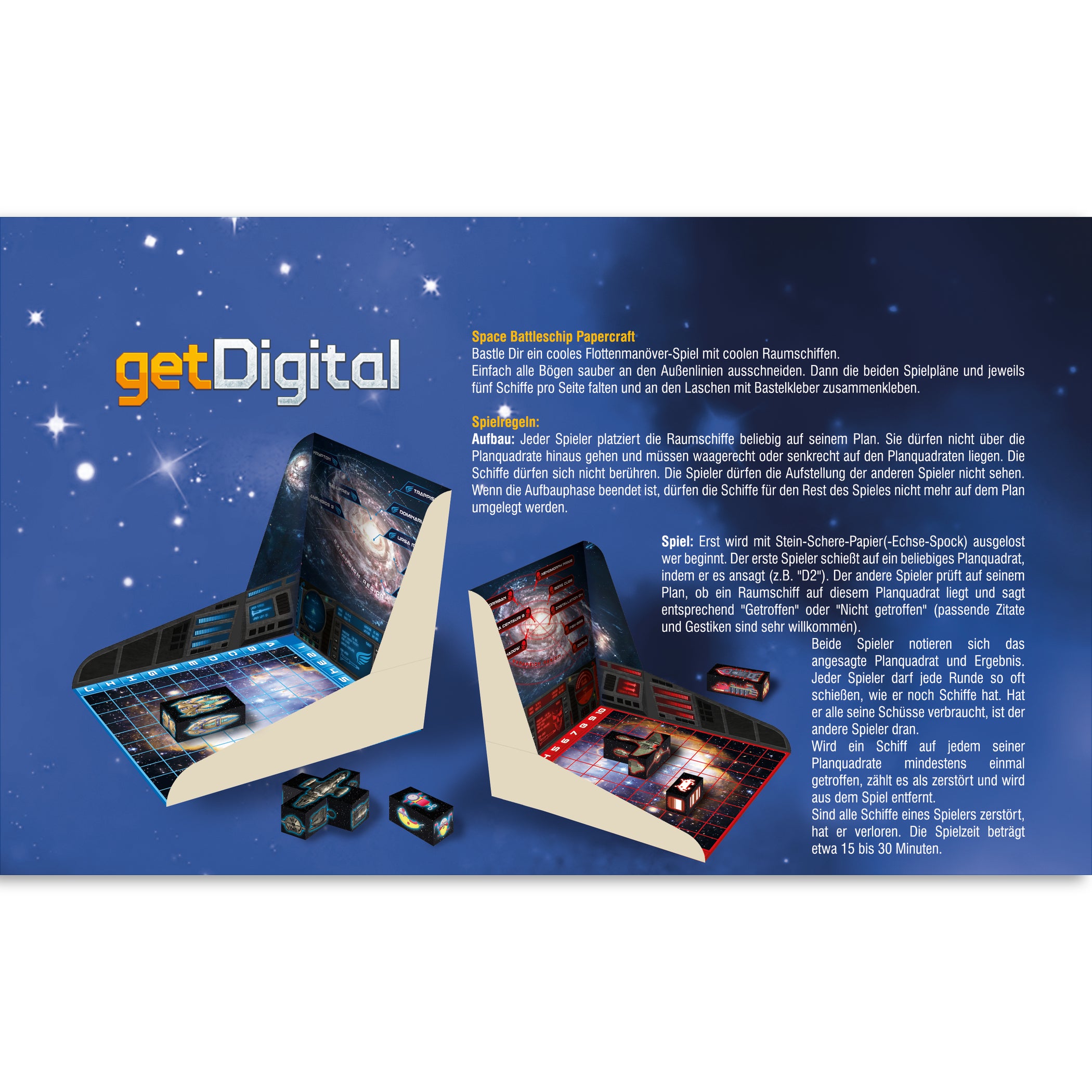 Space Battleship Papercraft — getDigital