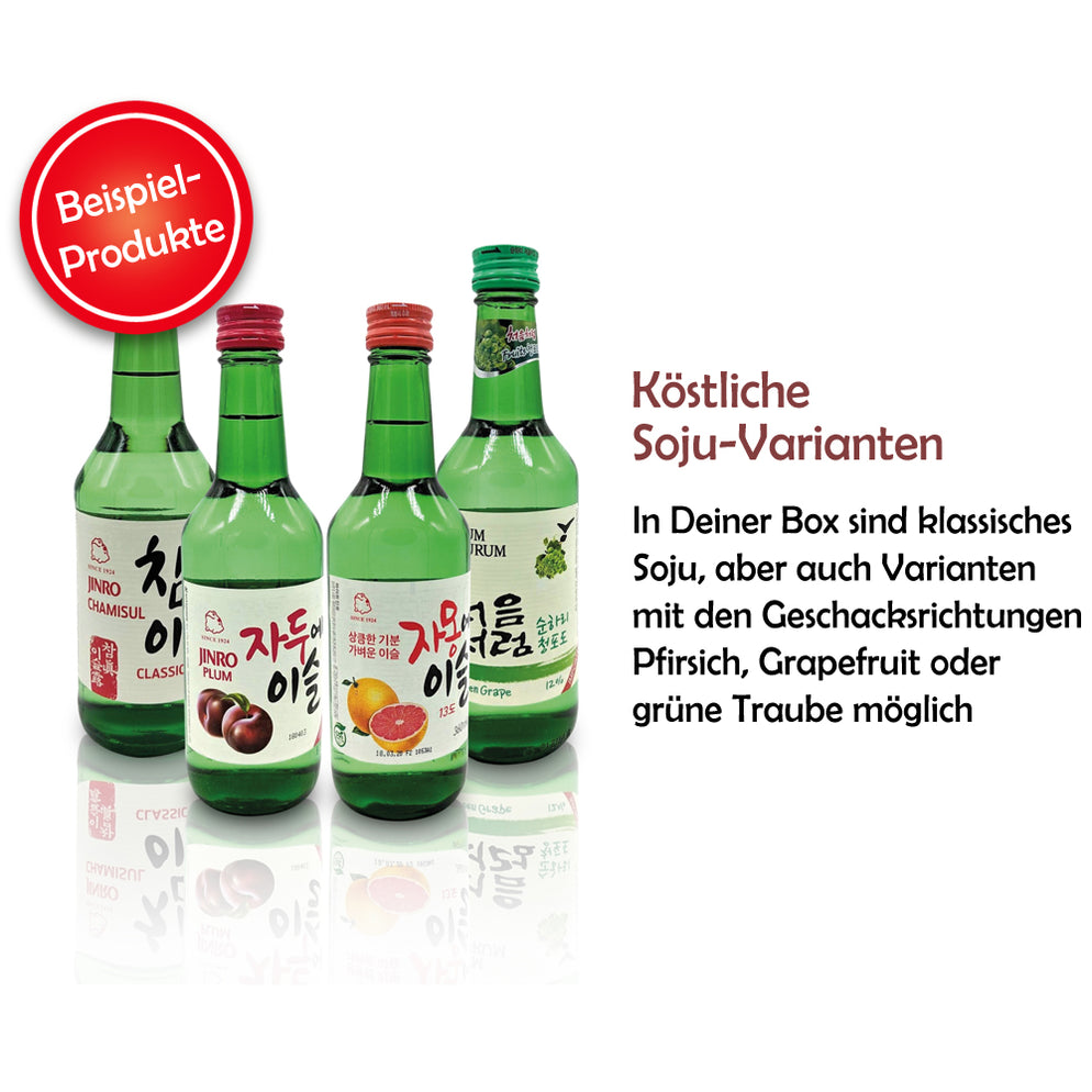 Sulsul Soju: Surprise box with 6 soju drinks from Korea — getDigital