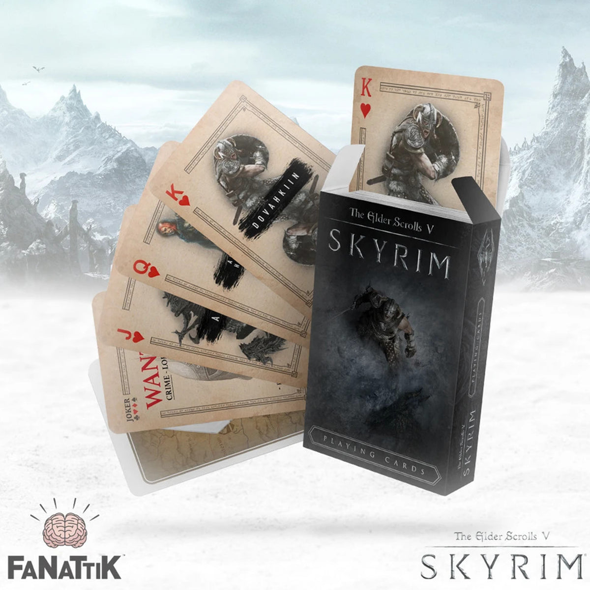 The Elder Scrolls V Skyrim playing cards — getDigital