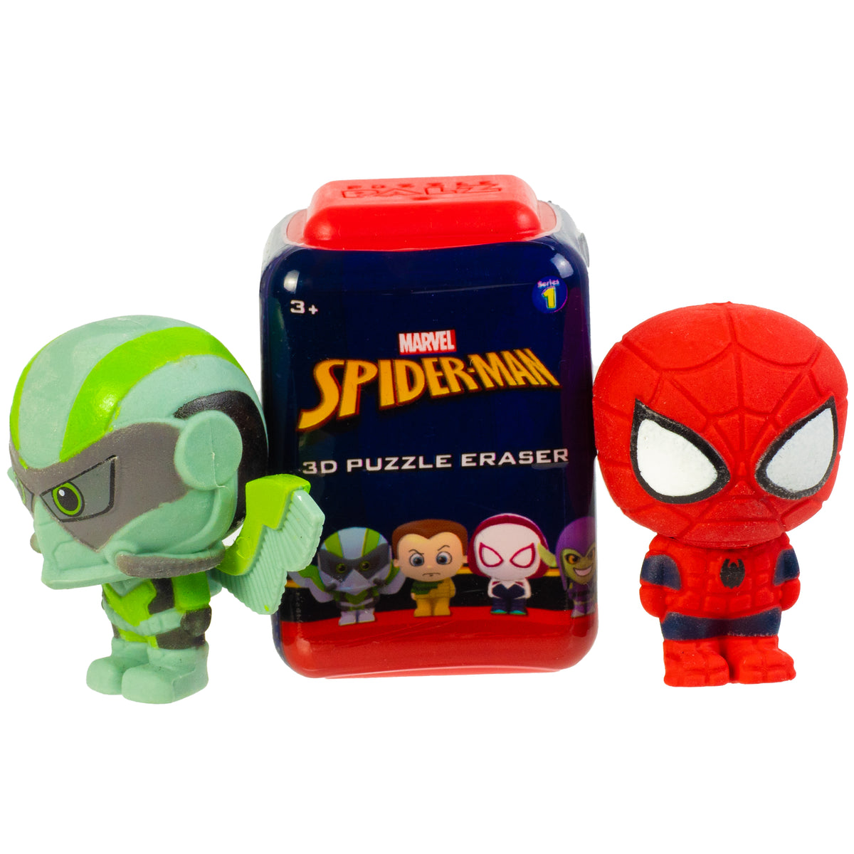 Marvel Spider-Man Puzzle Palz 3D Erasers — getDigital