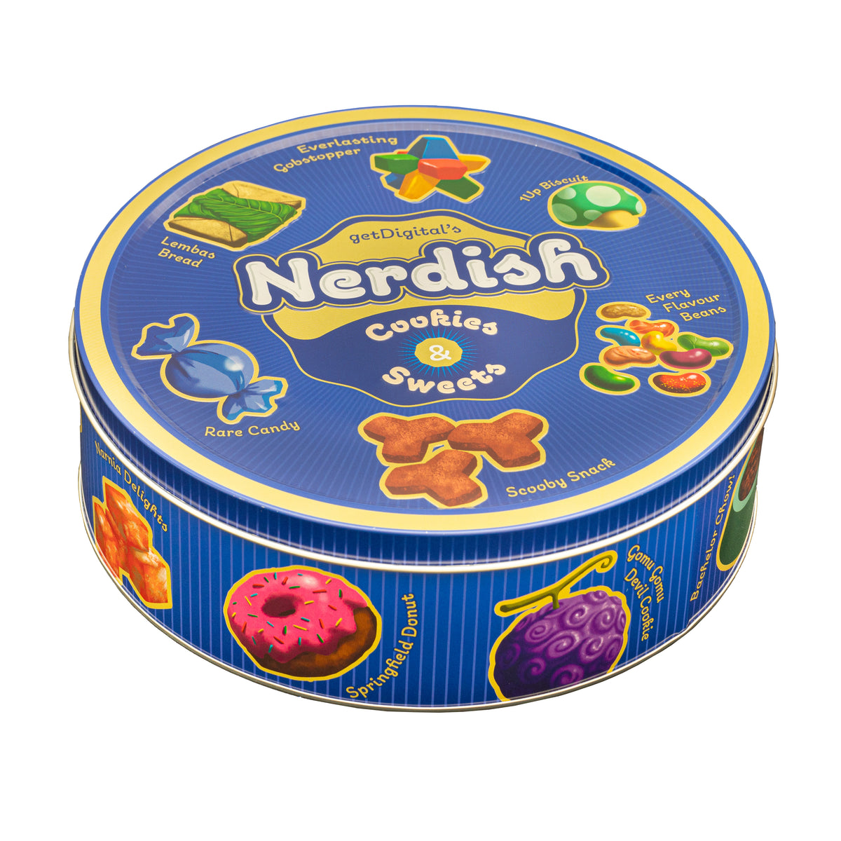 getDigital's Nerdish Cookies & Sweets Cookie Tin