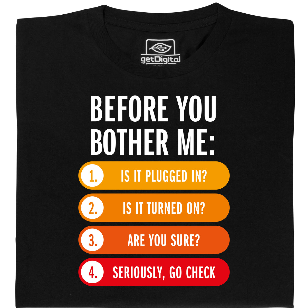 Before you bother me — getDigital