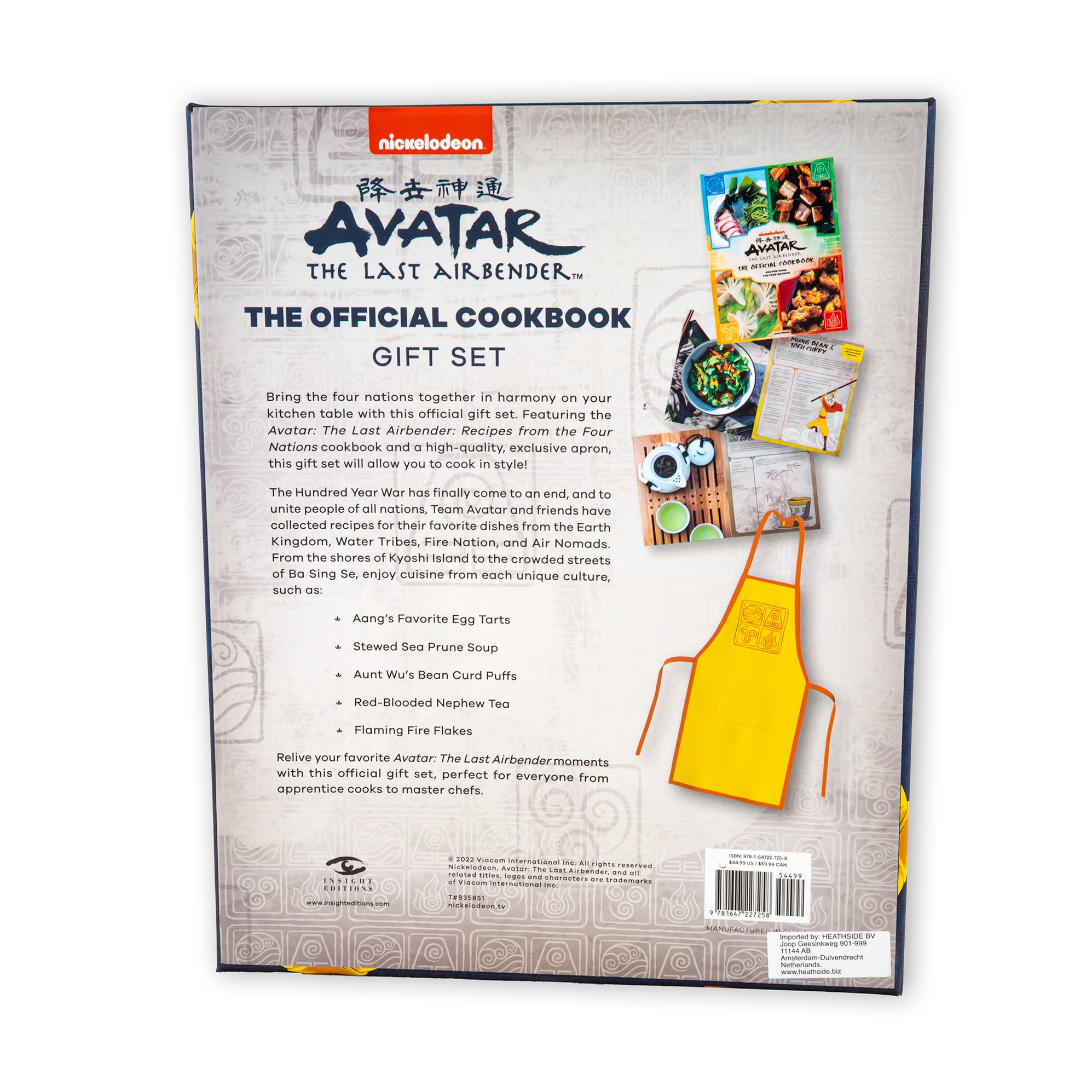 Avatar The Last Airbender Official Cookbook Set with Apron — getDigital