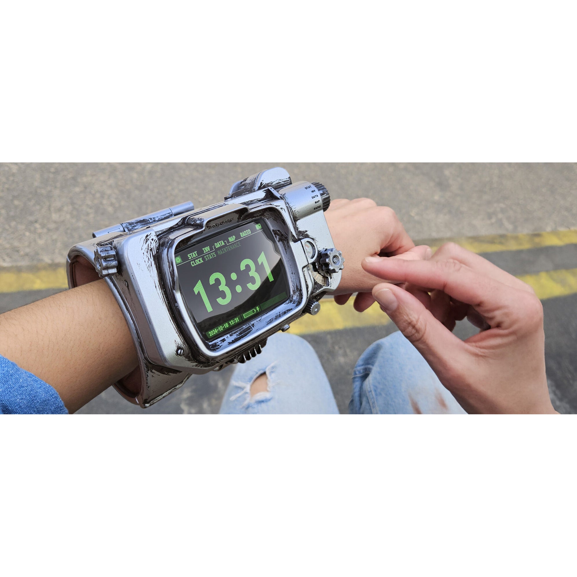 Fallout Pip Boy 3000 MK V - Funktionsfähiges 1:1 Replikat aus der TV-S ...